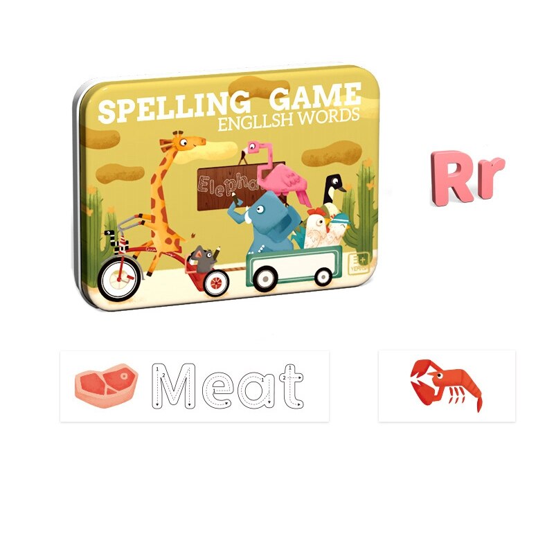 Spelling Games for Kids Alphabet Puzzle Game Toy S... – Grandado