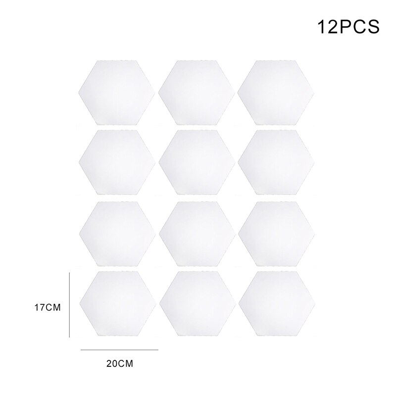 3D Hexagonal Acrylic Mirror Wall Sheet Plastic Mir... – Grandado
