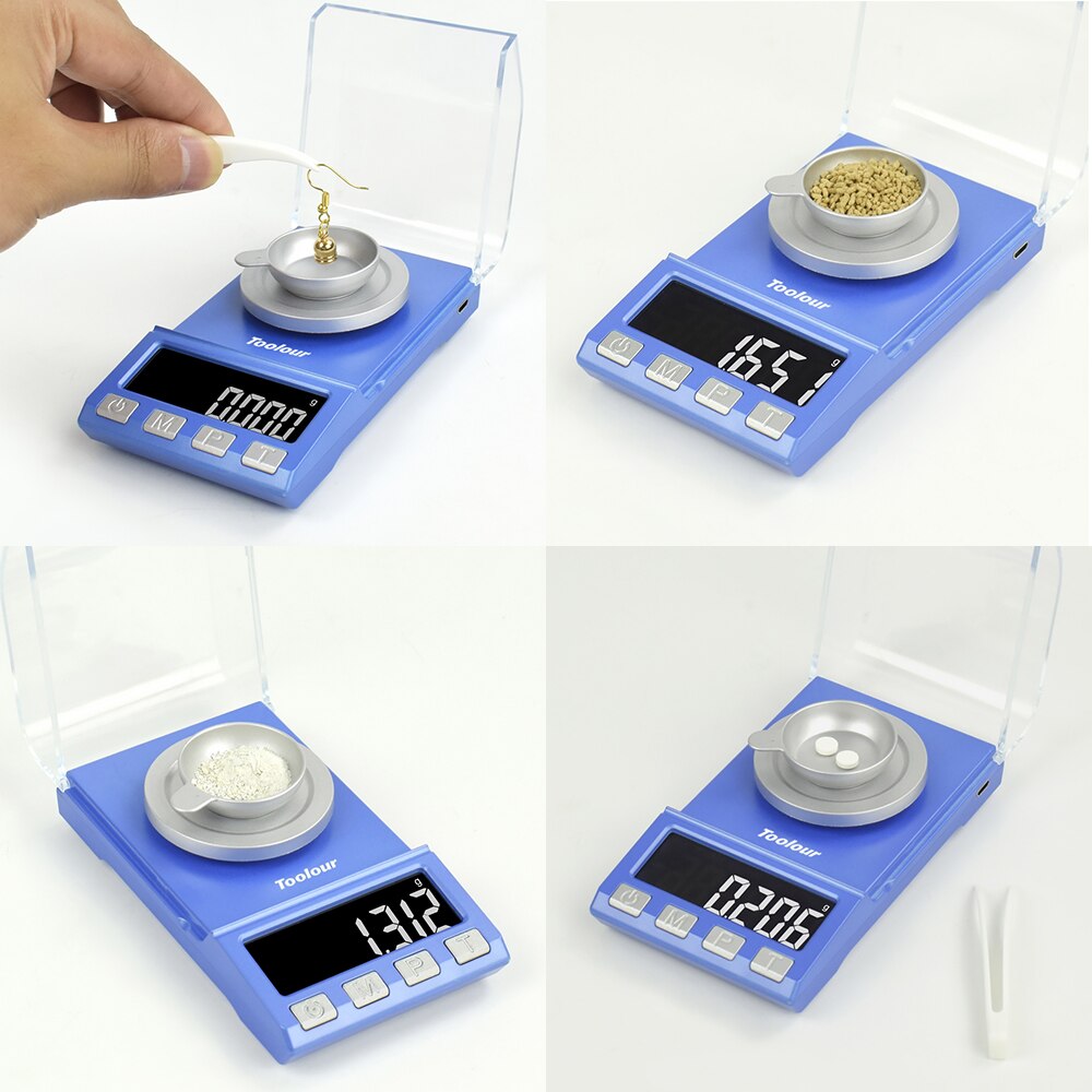 Toolour100g/50gX0.001g Mini Precision Jewelry Scal... – Grandado