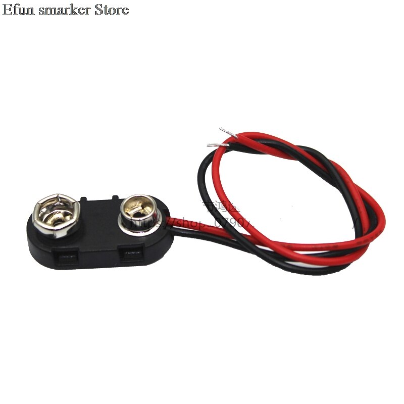 6F22 9V Battery Adapter Snap Connector clip Lead W... – Grandado