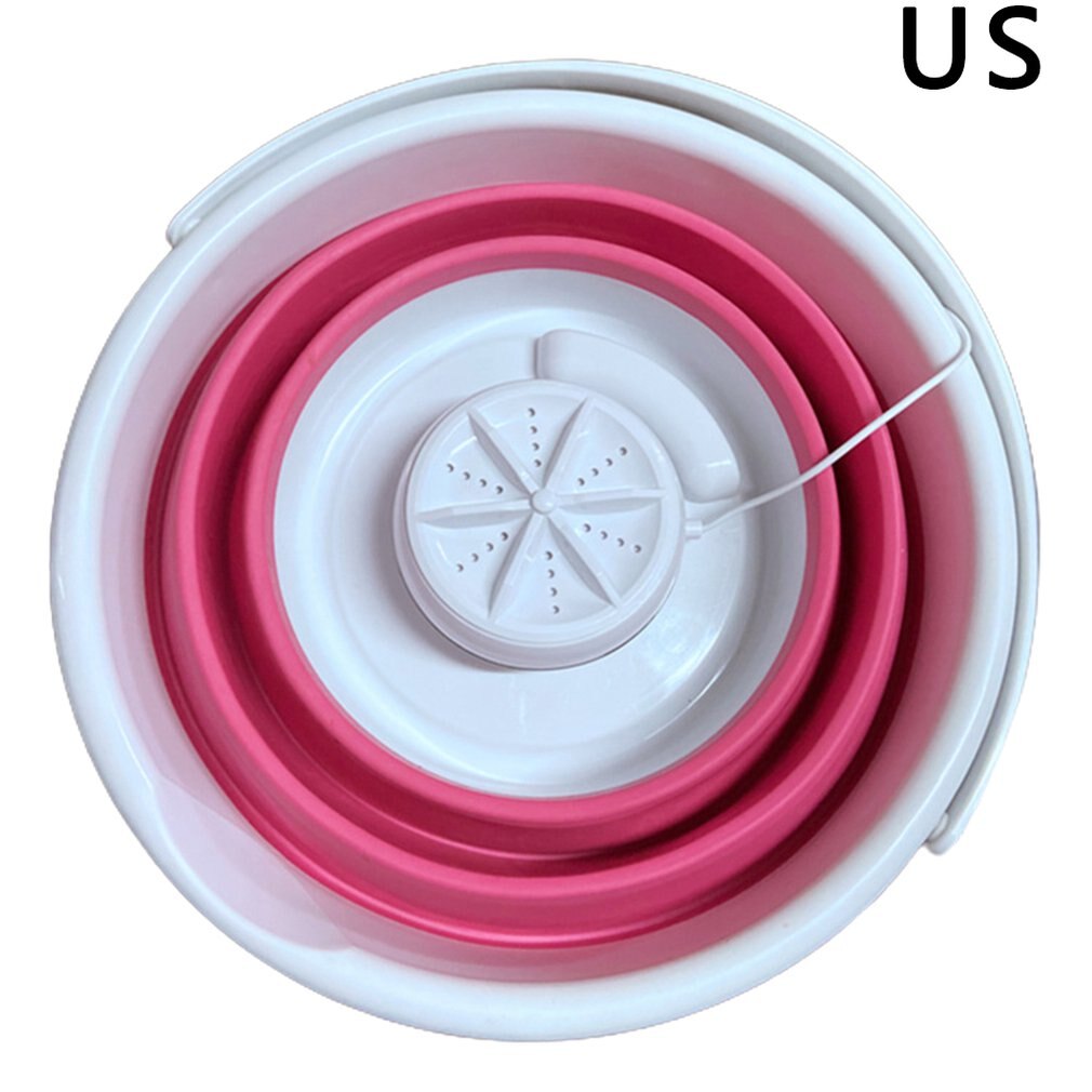 Taitettava pesukone ultraääni turbo mini pesukone ... – Vicedeal