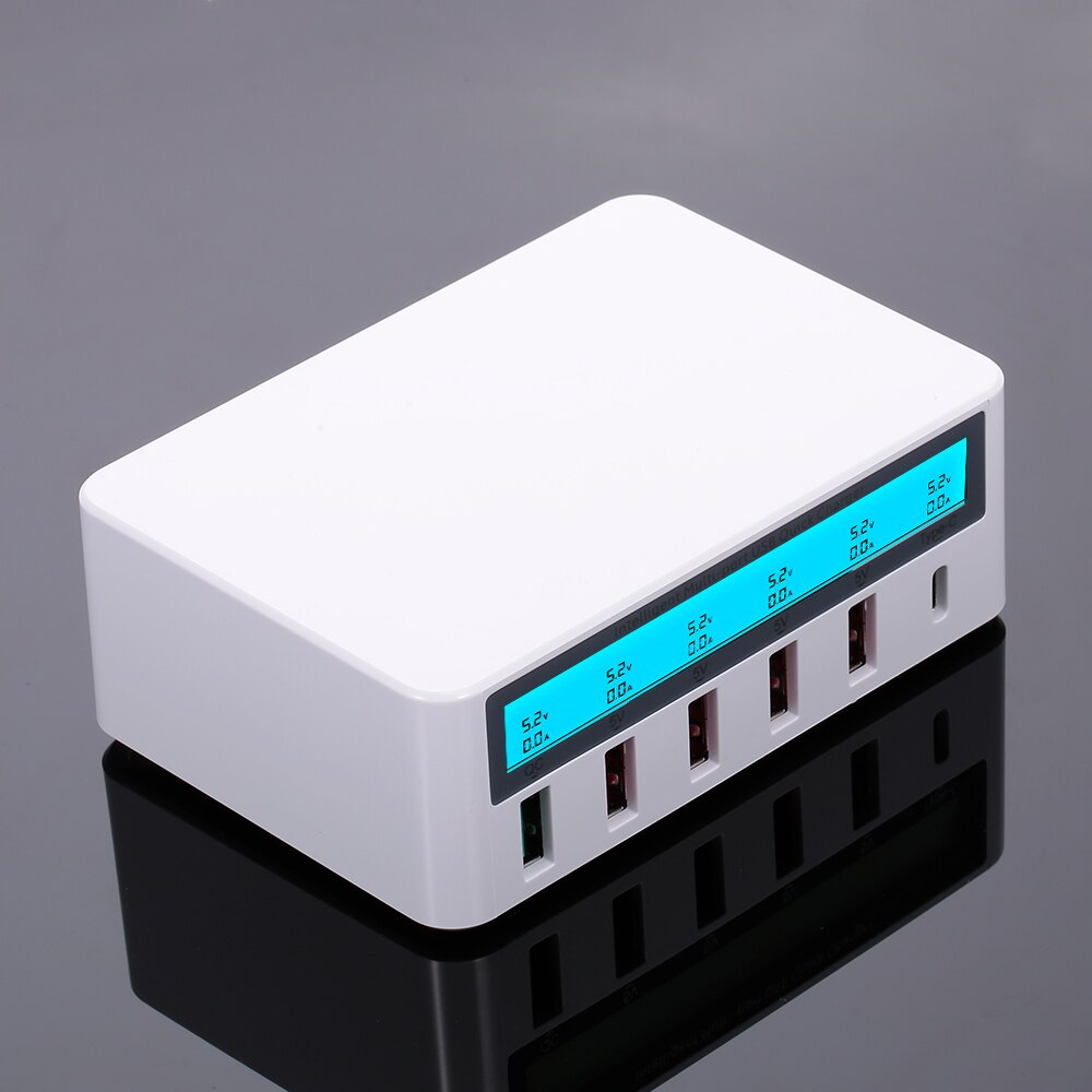 Smart Charging Station with 6 Ports LCD USB Chargi... – Grandado