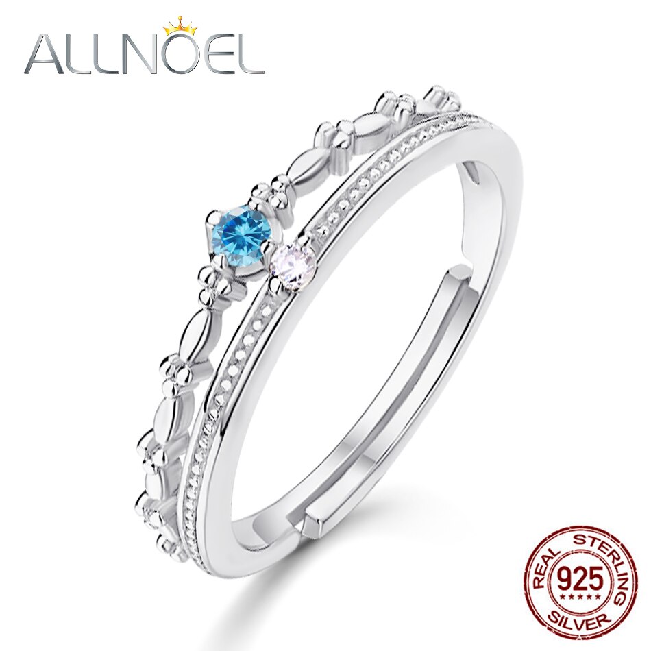 ALLNOEL Zilver 925 Sieraden Ring Topaz Tsavorite R... – Grandado