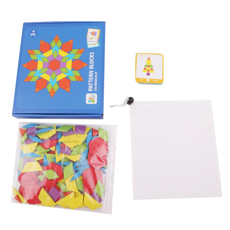 155 PCS Puzzle Games Puzzles Magic Tangram Educati... – Grandado