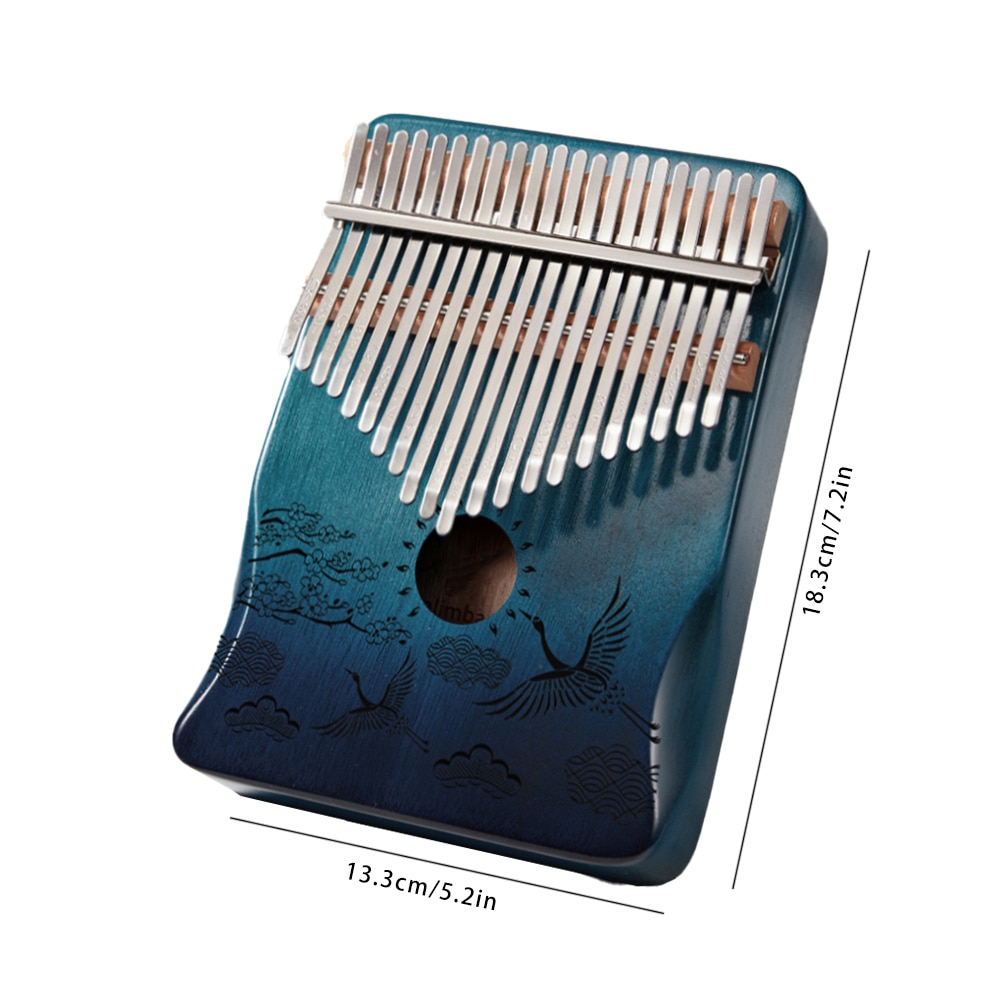 Kalimba 17 Key Thumb Piano Mahonie Houten Mbira Mu... – Grandado