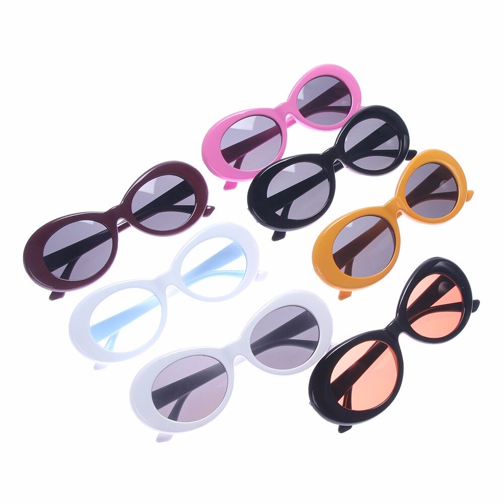 Retro Vintage Unisex Zonnebril Rapper Ovale Shades... – Grandado