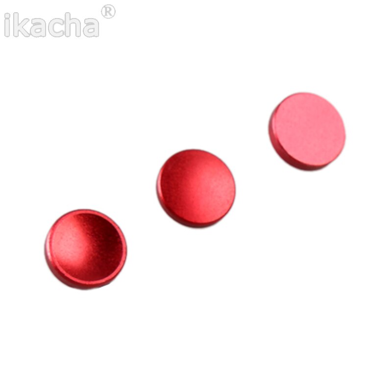 Red Flat Convex Concave Release Shutter Button For... – Grandado