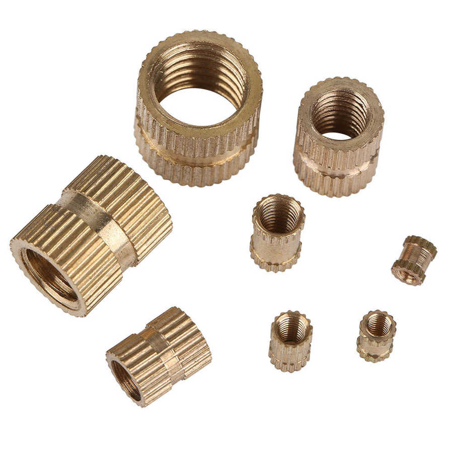 M2-M10 8 sizes Brass Cylinder Knurled Threaded Rou... – Grandado