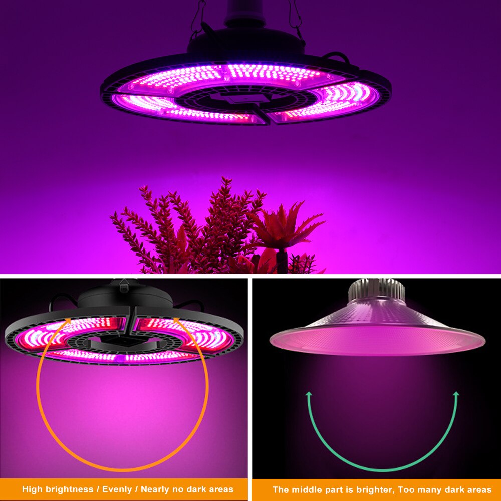 LED Phyto Lamp E27 300W/400W/500W Full Spectrum LE... – Vicedeal