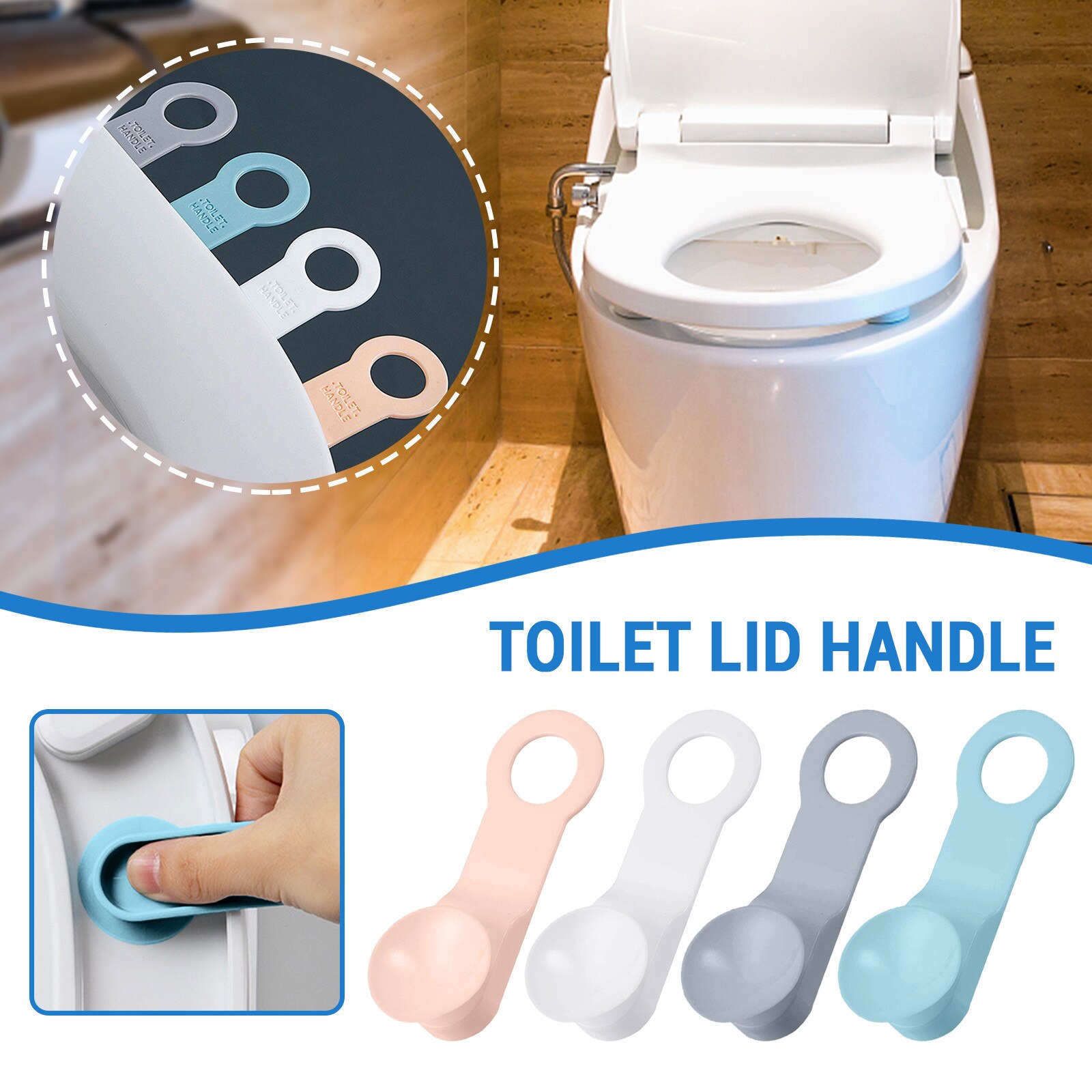 Toilet Seat Cover Lifter Lid Bowl Seat Lift Handle... – Vicedeal