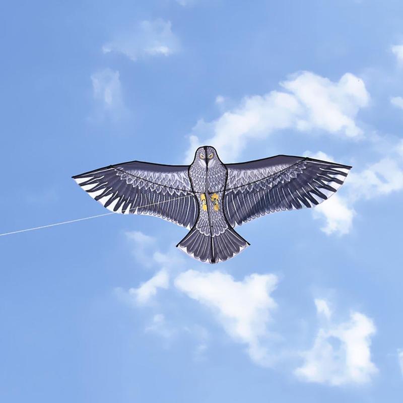 1.5m Black Eagle Kite With 30 Meter Kite Line Chil... – Grandado