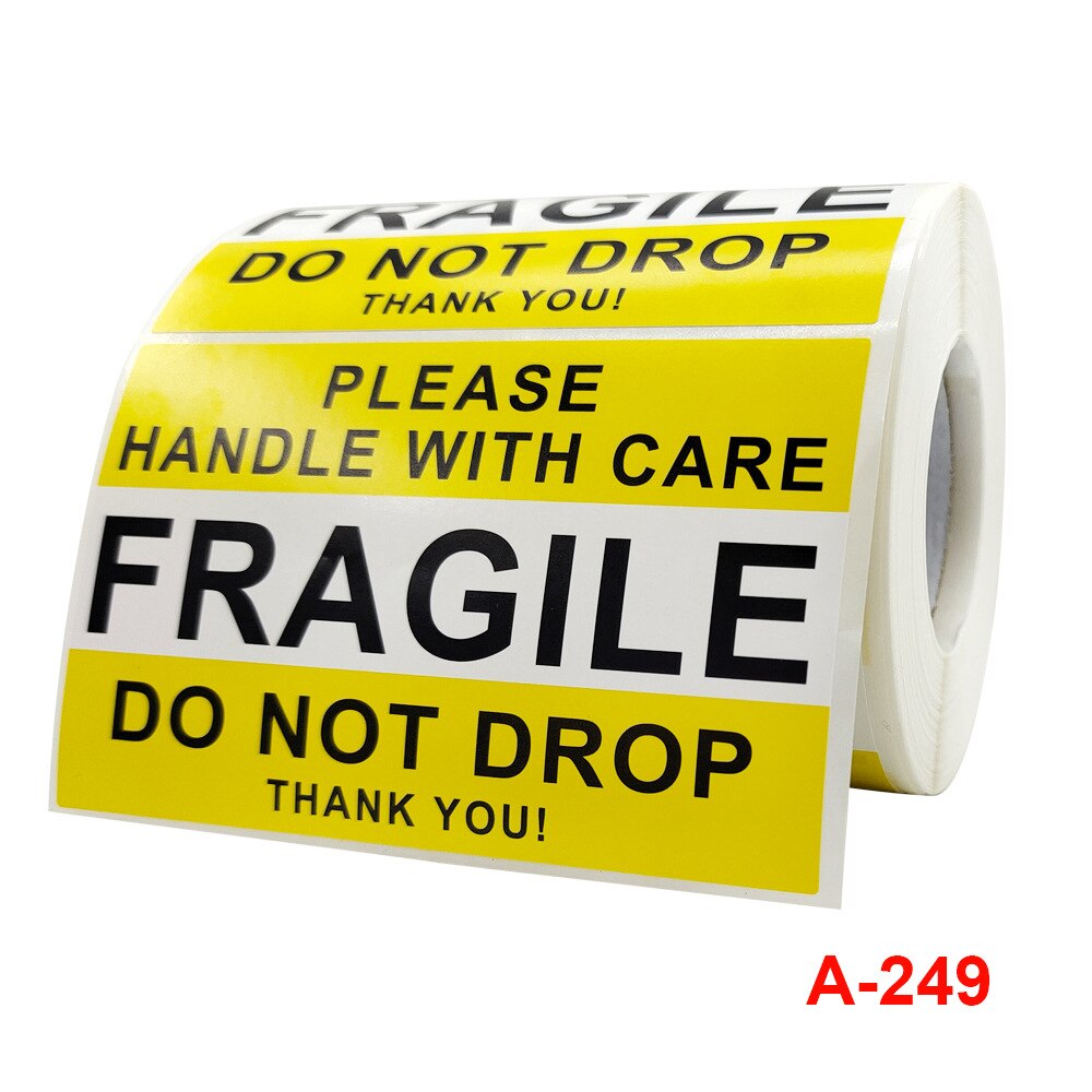 50/100pcs 4 Inch Fragile Warning Sticker Packaging... – Grandado
