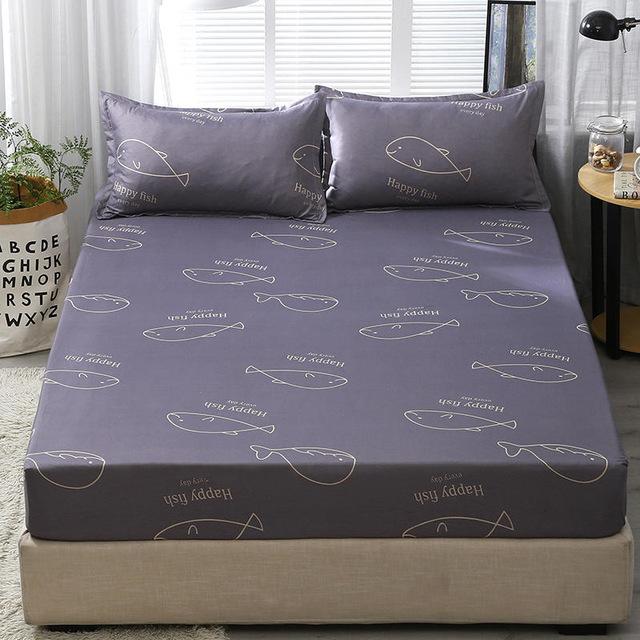 3pcs 100% Polyester Printed Fitted Sheet Mattress ... – Grandado