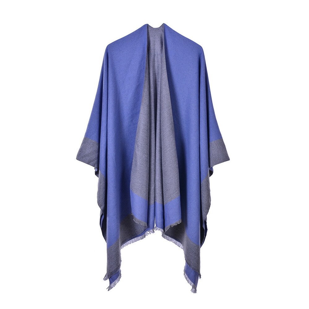 Luxury Brand Leopard Print Poncho Winter Cashmere ... – Grandado