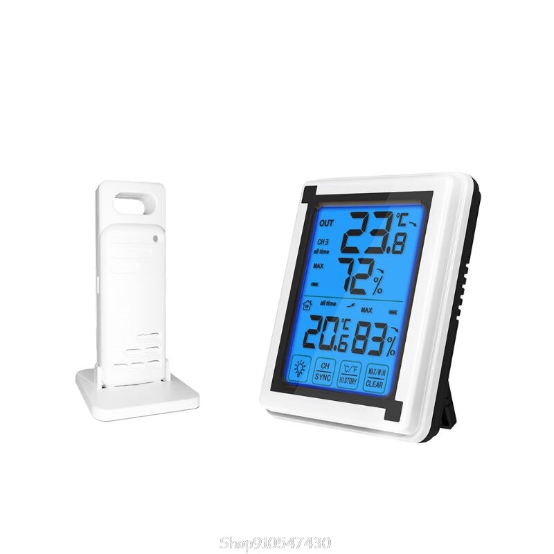 Touch screen Wireless Weather Station ℃/℉ Thermome... – Grandado