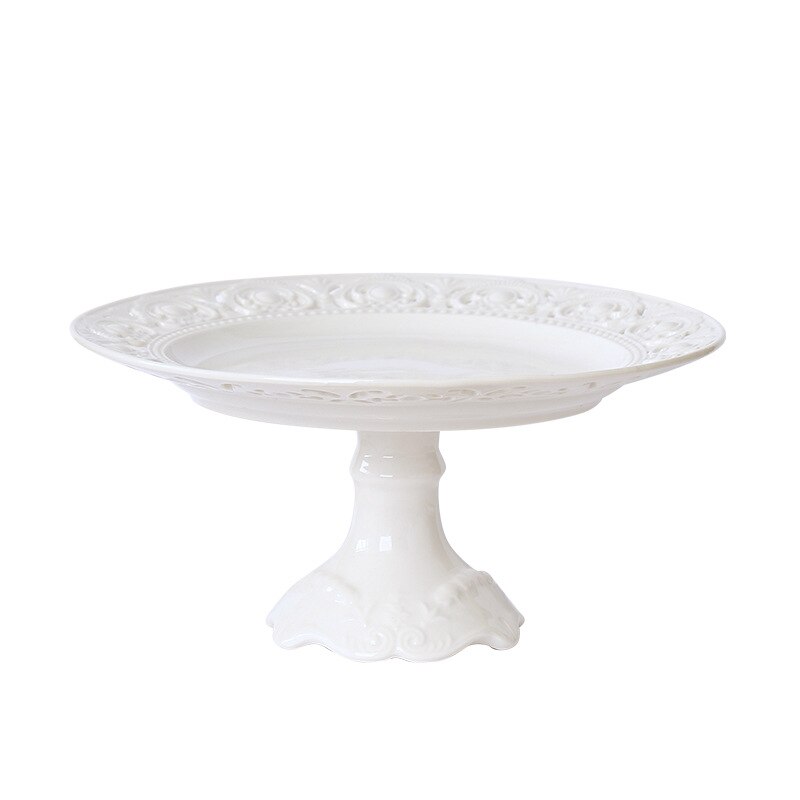 4size Dishes for Serving White Ceramic French Sala... – Grandado