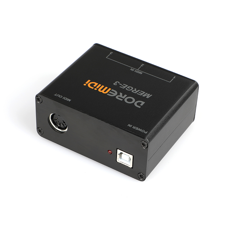 DOREMiDi MIDI Merger-3 MIDI Input 2 MIDI Output Su... – Grandado