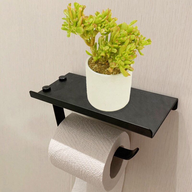 Rvs Toiletrolhouder Badkamer Wall Mount Wc Papier Grandado