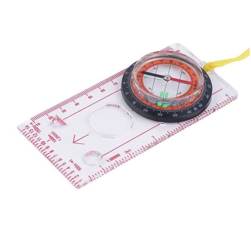 Baseplate Ruler Compass Map Scale Magnifier With S... – Grandado