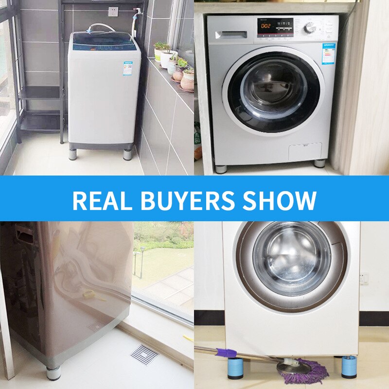 4 Pcs Anti Vibration Feet Pads Washing Machine Rub... – Grandado