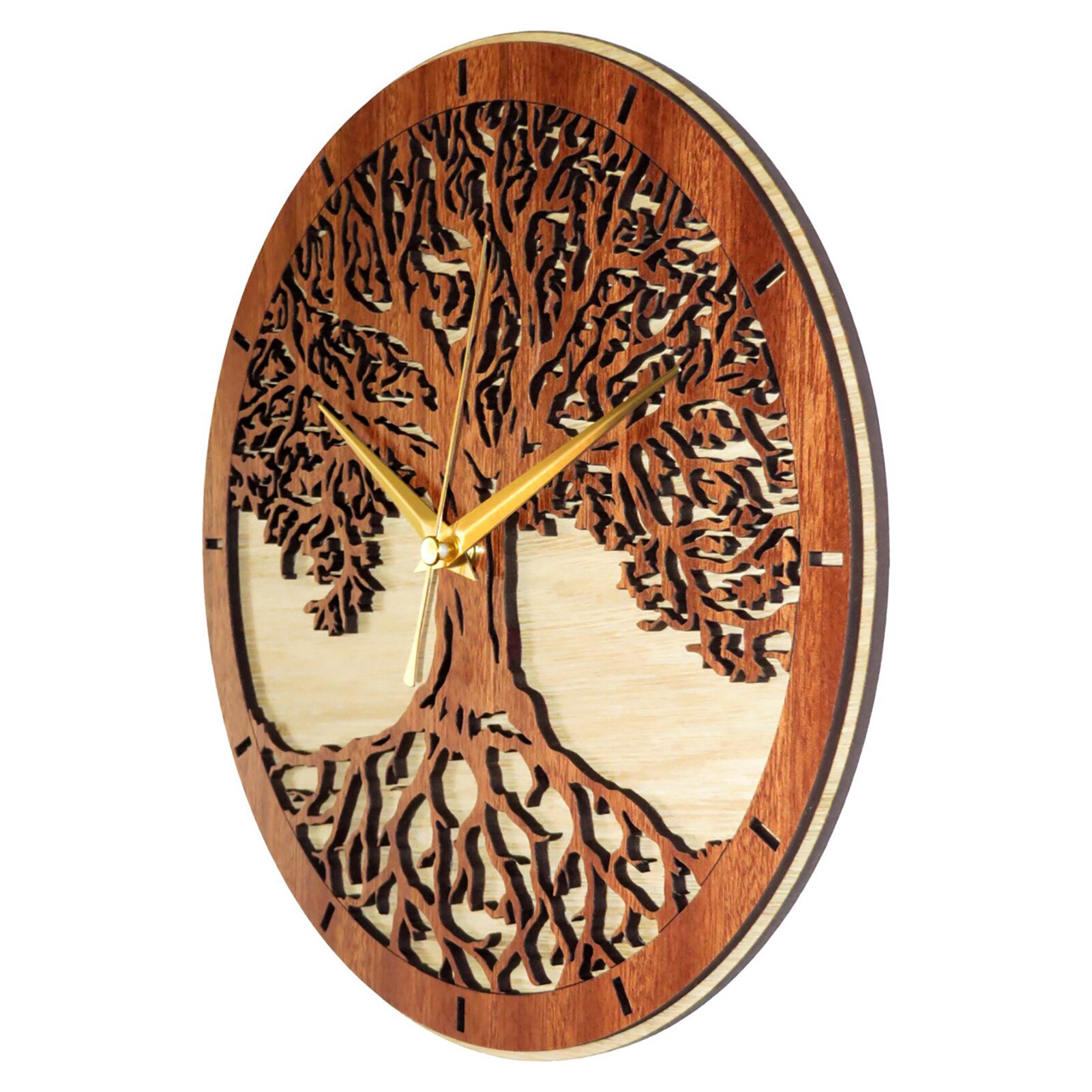 Boom Van Life Wall Art Wandklok Heilige Boom Hout ... – Grandado