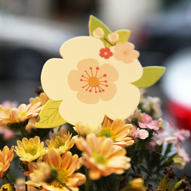 (10 pieces/lot) Fresh Flowers Greeting Card DIY Cu... – Grandado