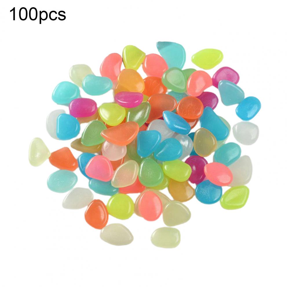 100Pcs Luminous Pebbles Eco-friendly Warm Light Re... – Grandado