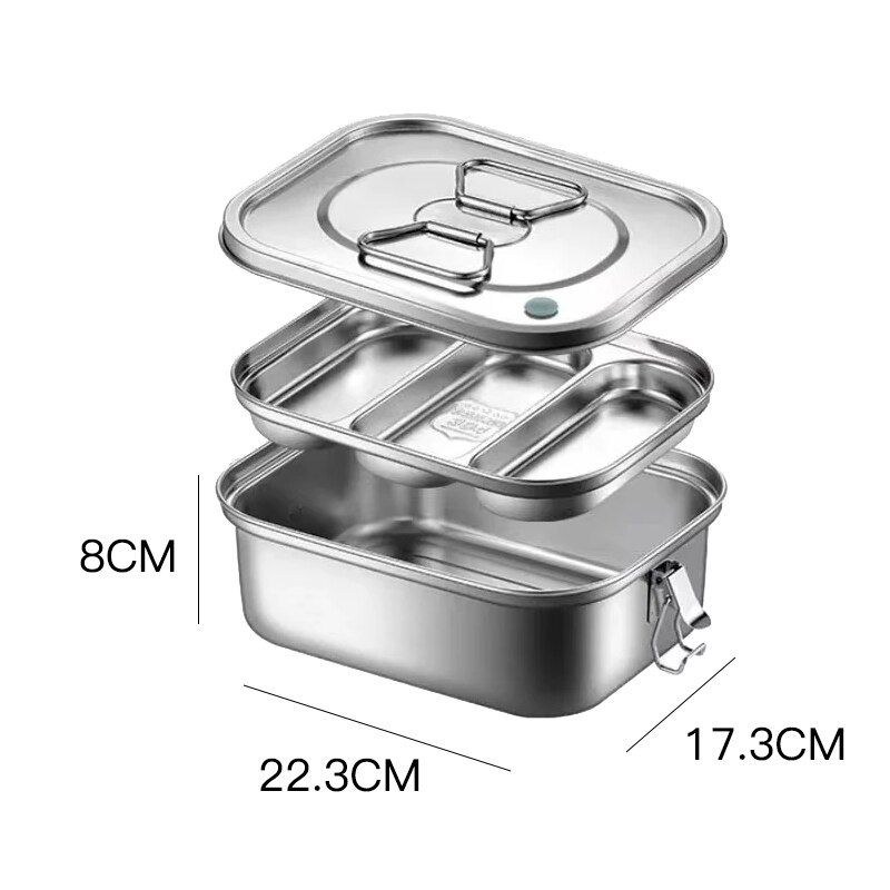 Stainless Steel Insulated Lunch Box Bento Box Outd... – Grandado