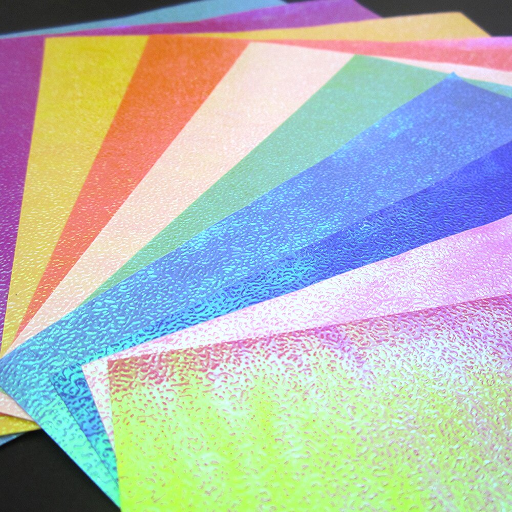 50PC/Set Color Glitter Origami Paper Single Side S... – Grandado