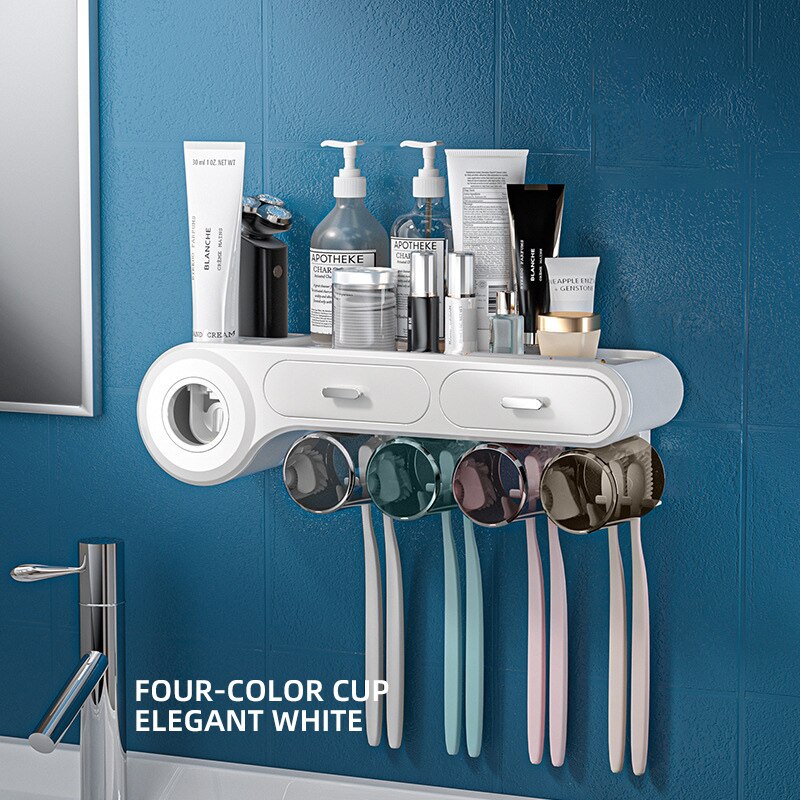 GURET Multifunction Toothbrush Holder Automatic To... – Vicedeal