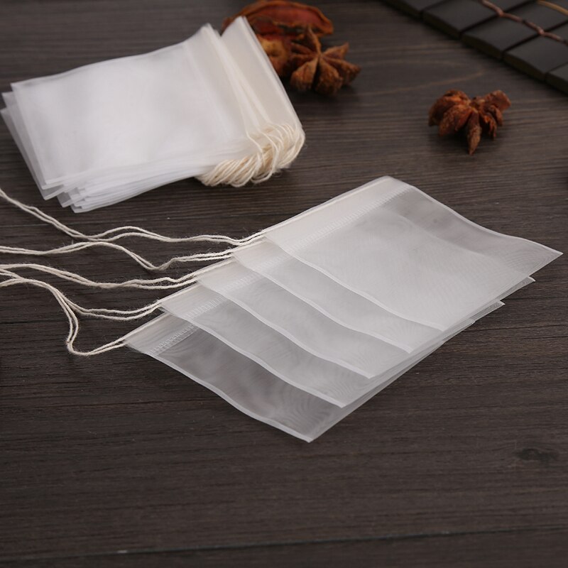 50 stück transparent Nylon Einweg Tee Beutel leer ... – Grandado