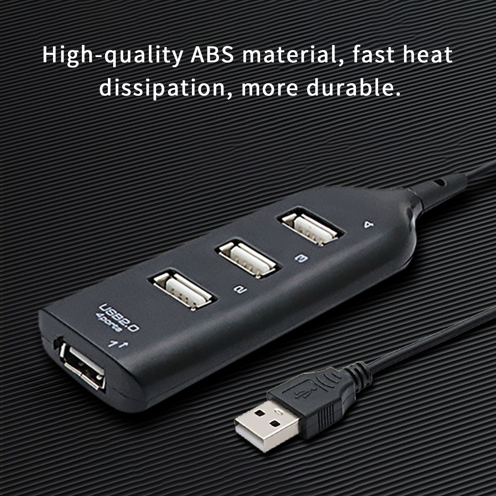 Mini Hub USB 2,0 de 4 puertos, Adaptador convertid... – Grandado