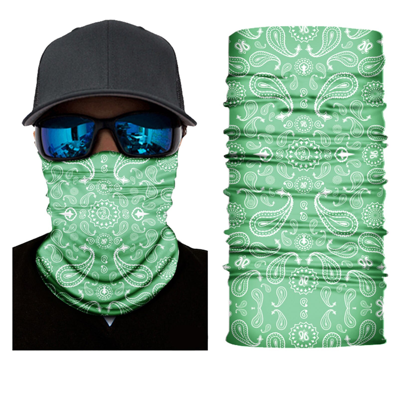 Printed Seamless Bandana Sports Headband Balaclava... – Vicedeal