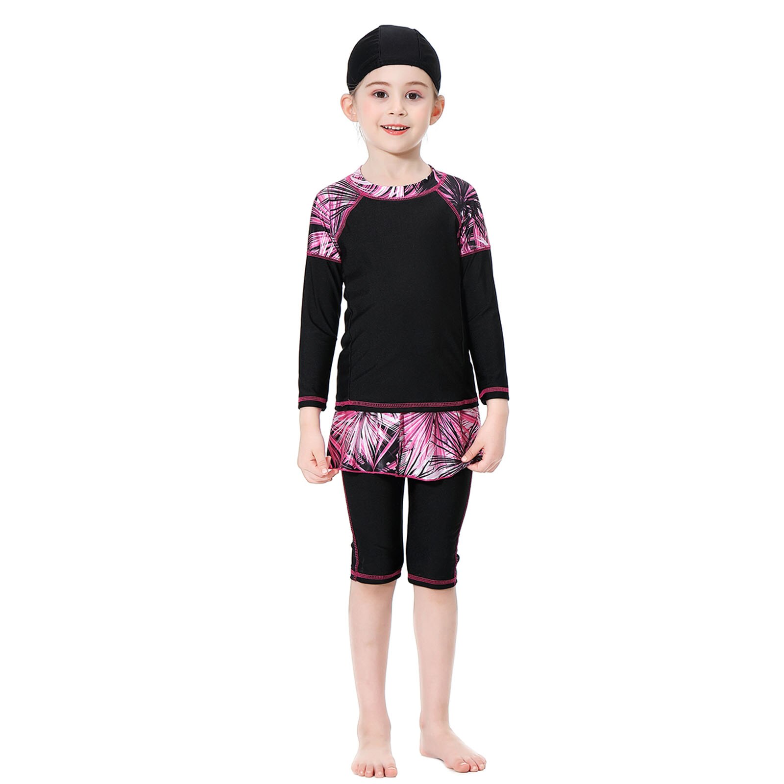 3Pcs Kids Girl Modest Swimwear Islamic Swimming Co... – Grandado