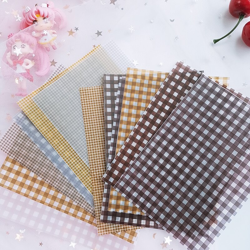 Vintage Colorful Basic Checkered Stripe Material P... – Grandado