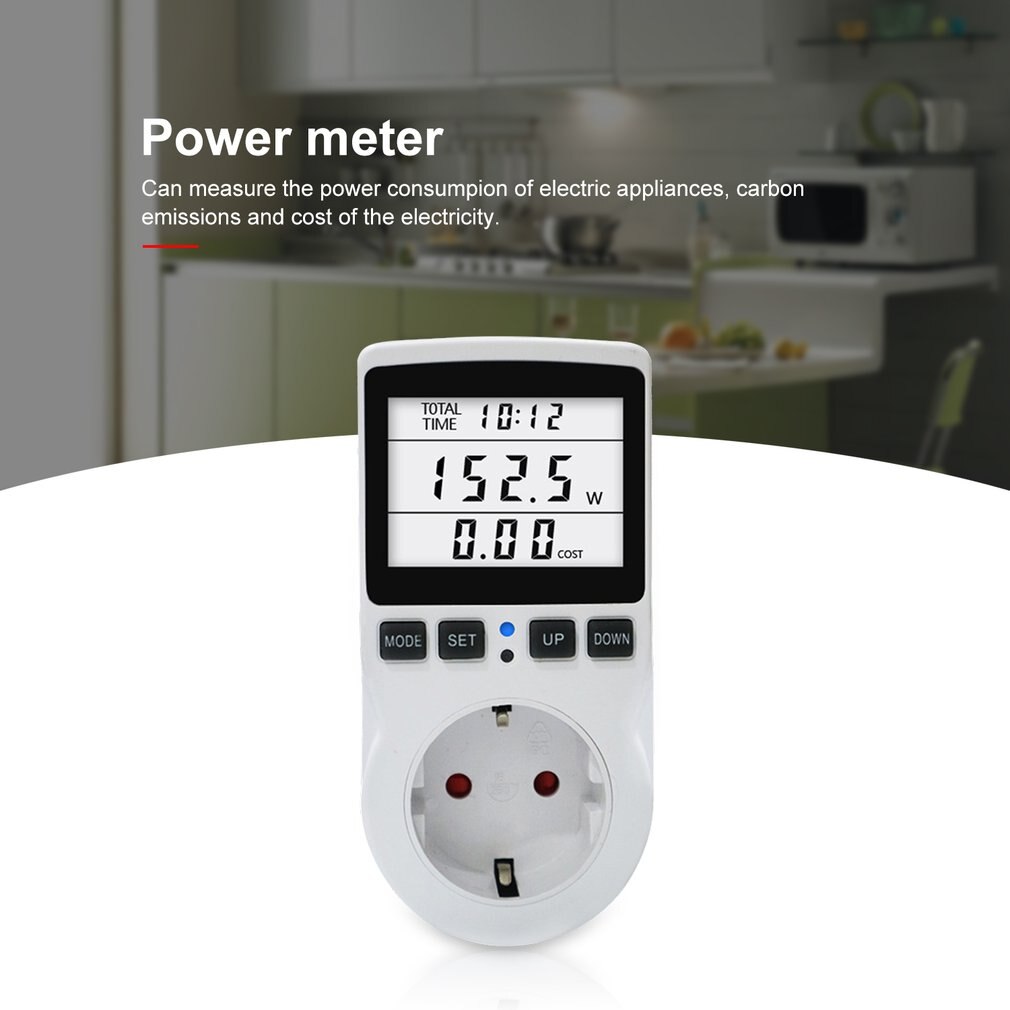 Power Meter Digitale Wattmeter Energy Meter Watt M... – Grandado