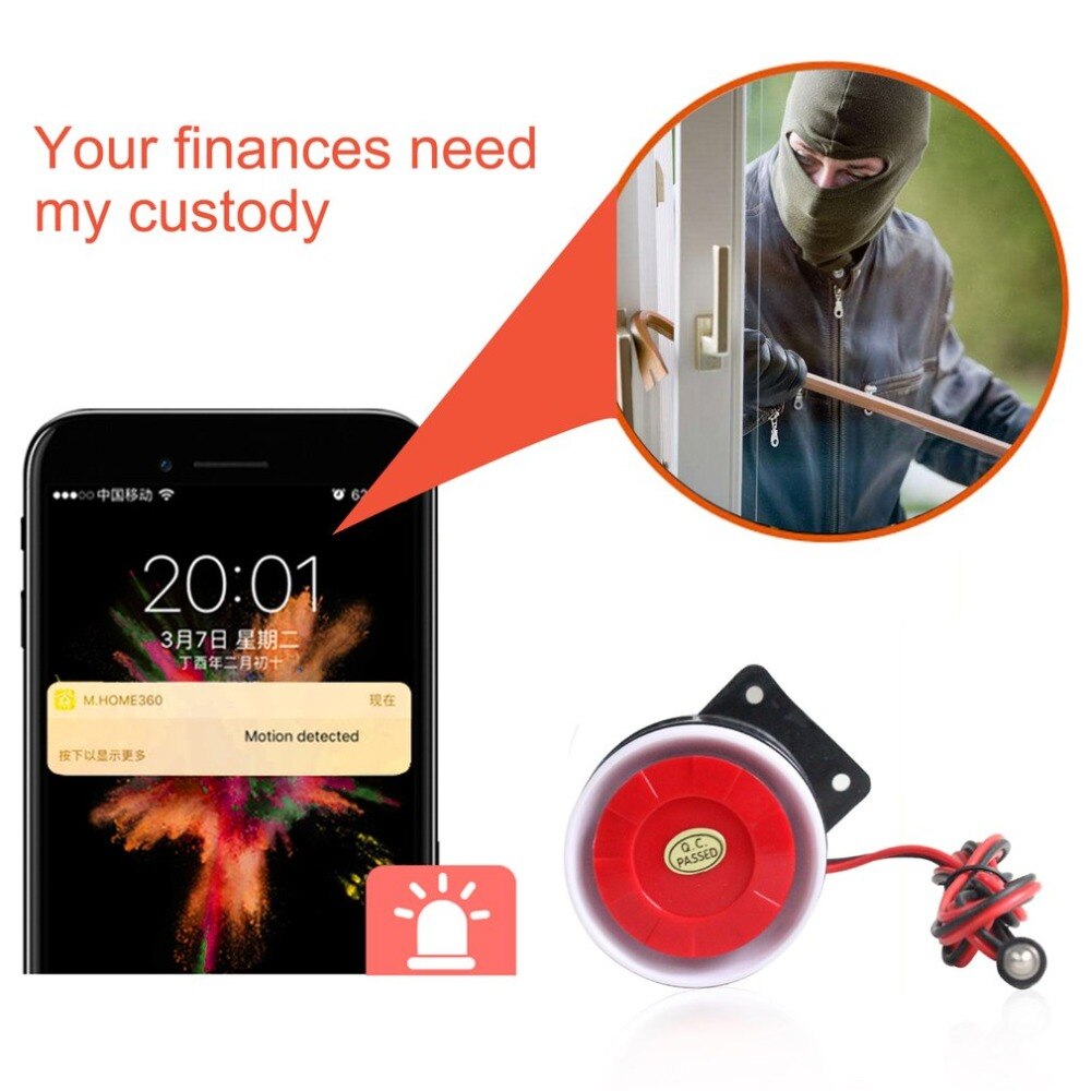 Newest Ear Piercing Doorbell Indoor Siren Wired Mi... – Vicedeal