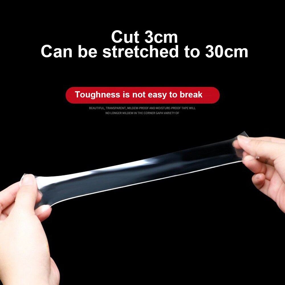 1/2/3/5m Reusable Double-Sided Adhesive Traceless ... – Vicedeal