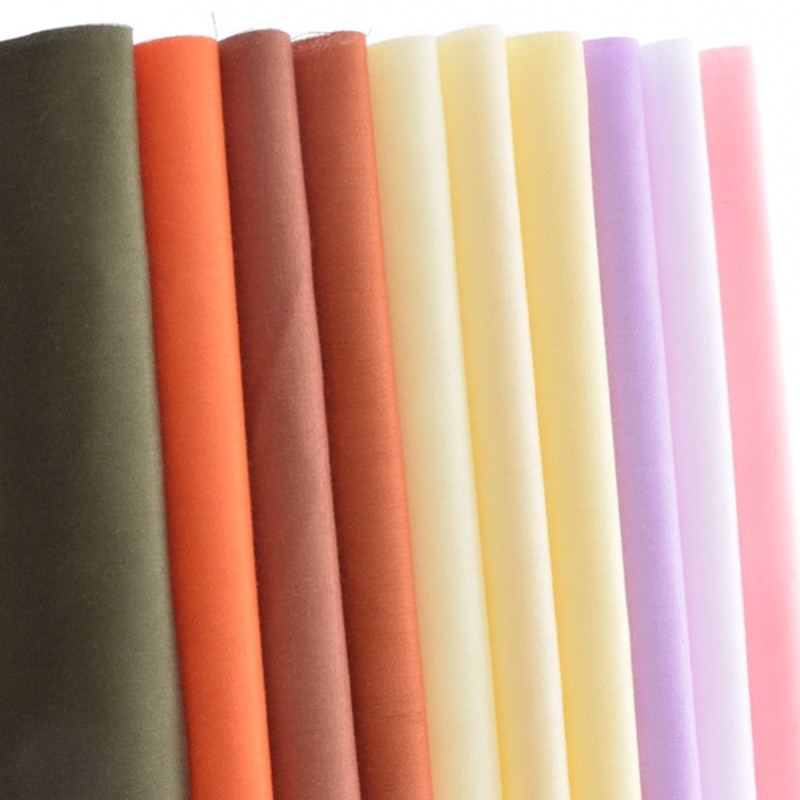 Random Mix Solid Color Cotton Fabric For Patchwork... – Vicedeal