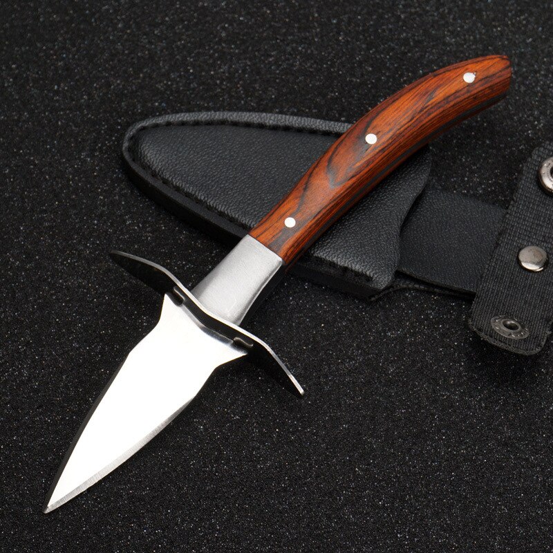 Oyster Knife Wood Handle Seafood Knife Guard Scall... – Vicedeal