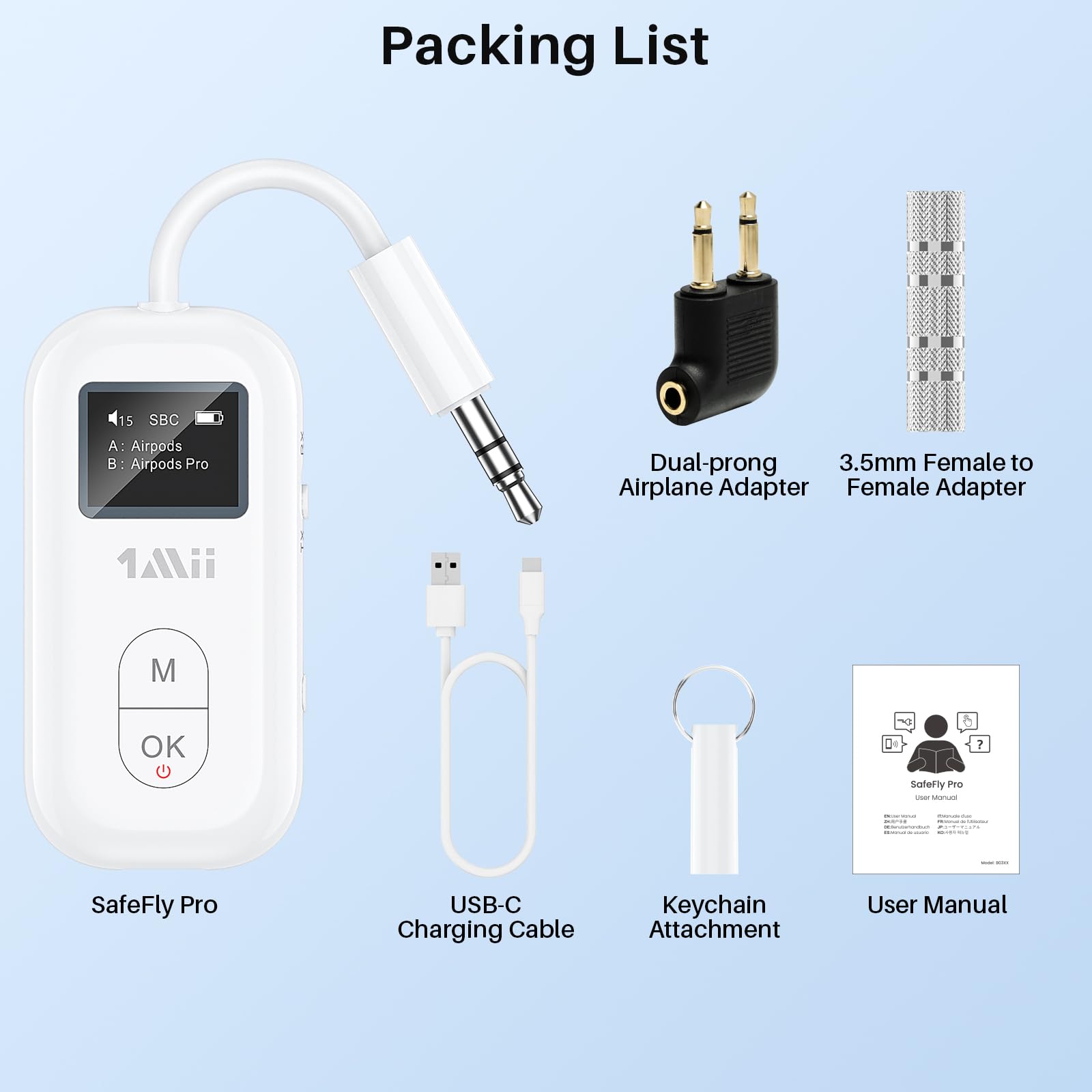 1Mii Bluetooth Audio Receiver Transmitter 2-in-1,f... – Grandado