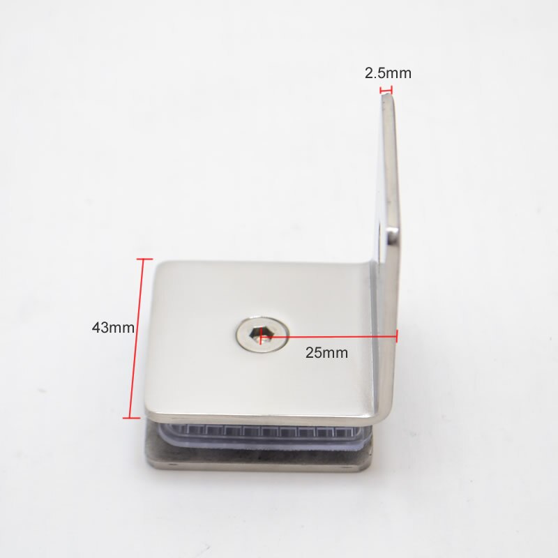 304 Stainless steel 90-degree glass clamp,Glass pa... – Grandado