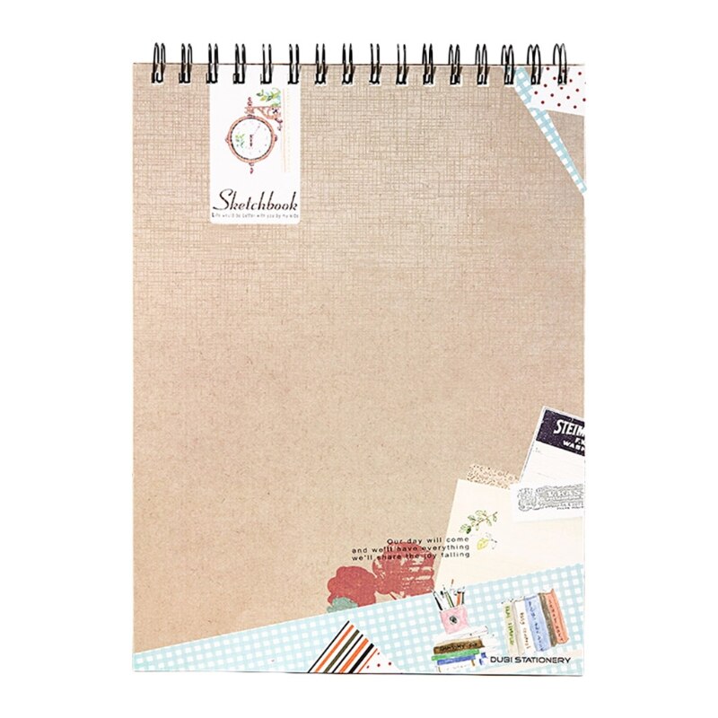 40 Sheets A4 Paper Watercolor Sketch Book Diary Jo... – Vicedeal