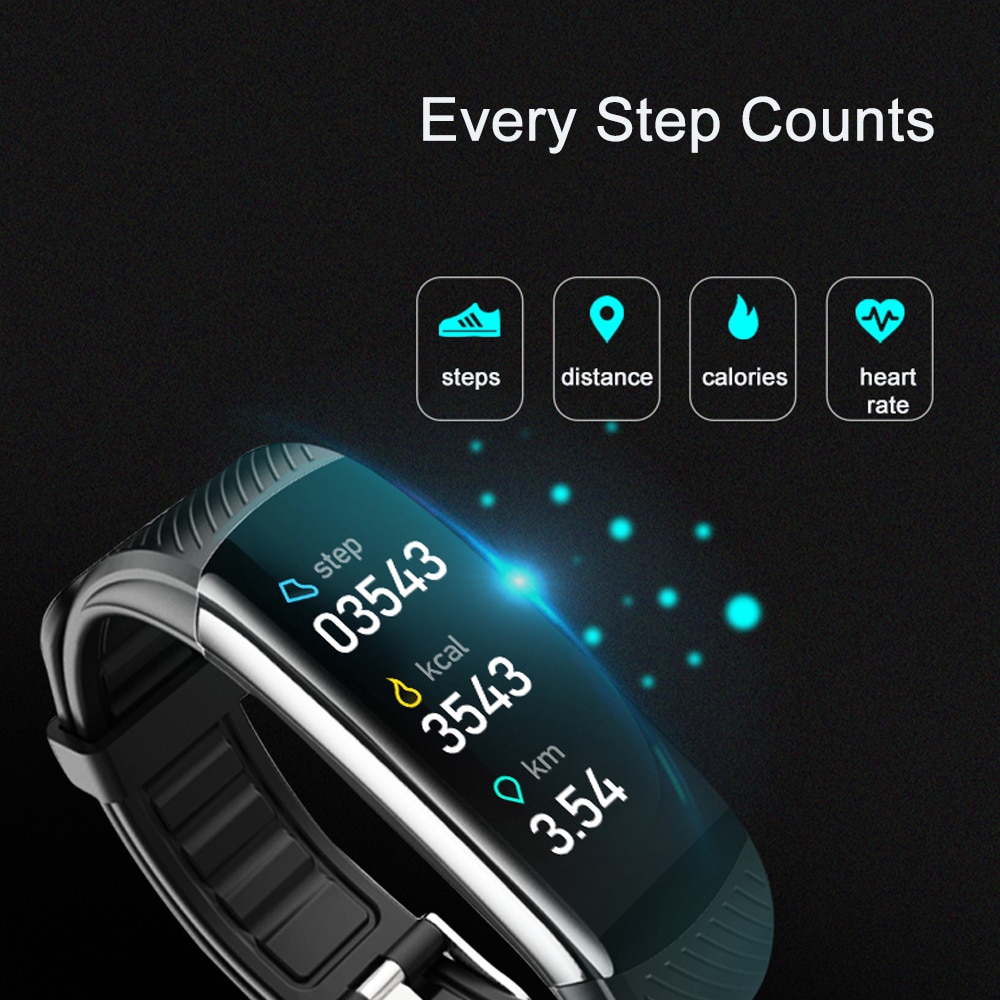 Smart Armband Body Temperatuur Bloeddruk Fitness T... – Grandado