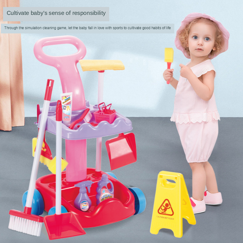Children's Cleaning Girls' Cleaning Mops, Automati... – Grandado
