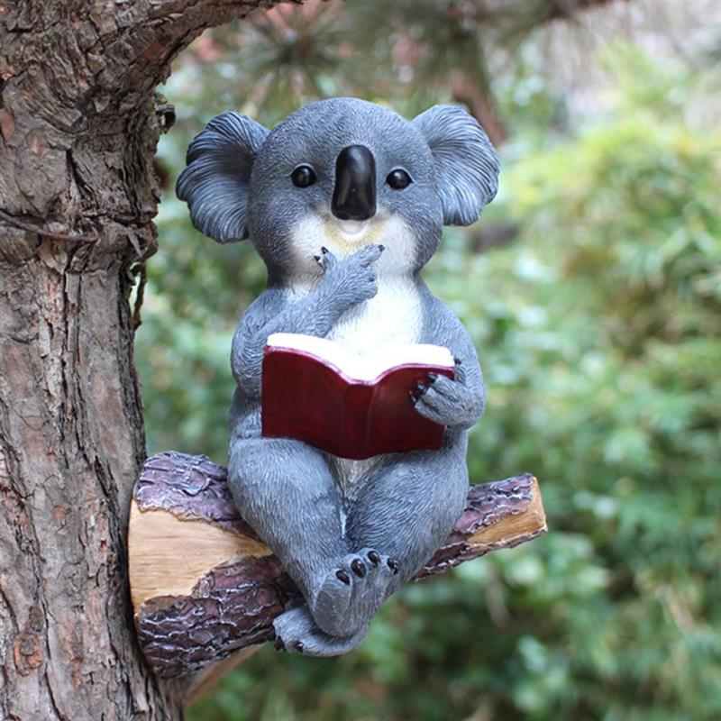 Resin Koala Solar Tree Hanging LED Light Garden St... – Grandado