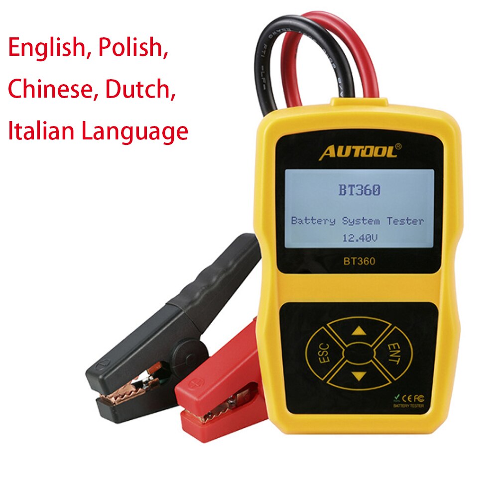 Autool BT360 12V Auto Batterij Tester Diagnostic T... – Vicedeal