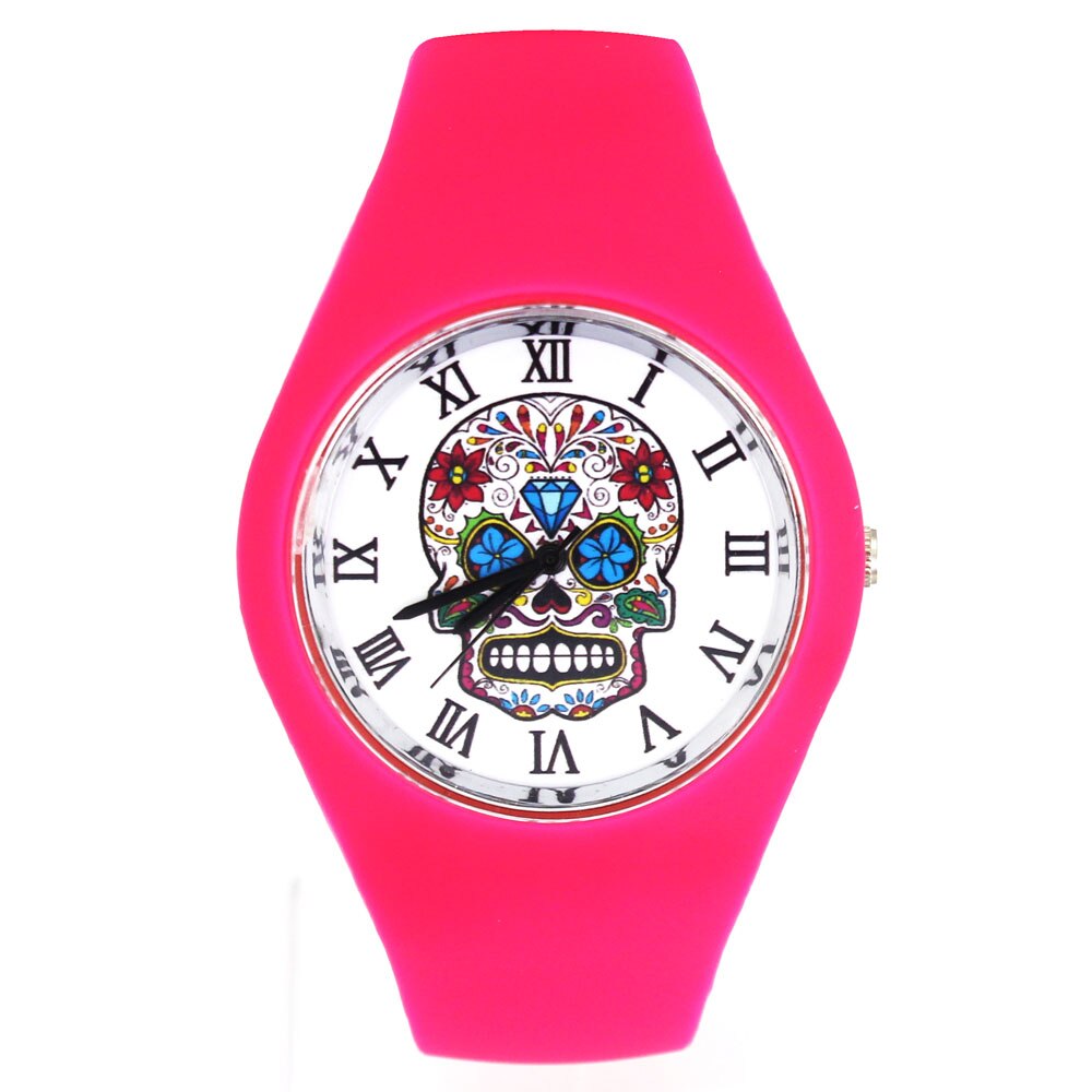 Ghost Skeleton Watches Flower Skull Halloween Wome... – Vicedeal