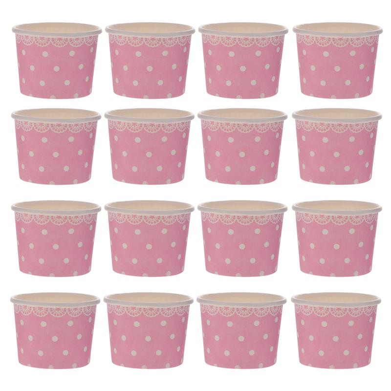 50pcs Useful Dessert Bowls Ice Cream Paper Bowls D... – Grandado