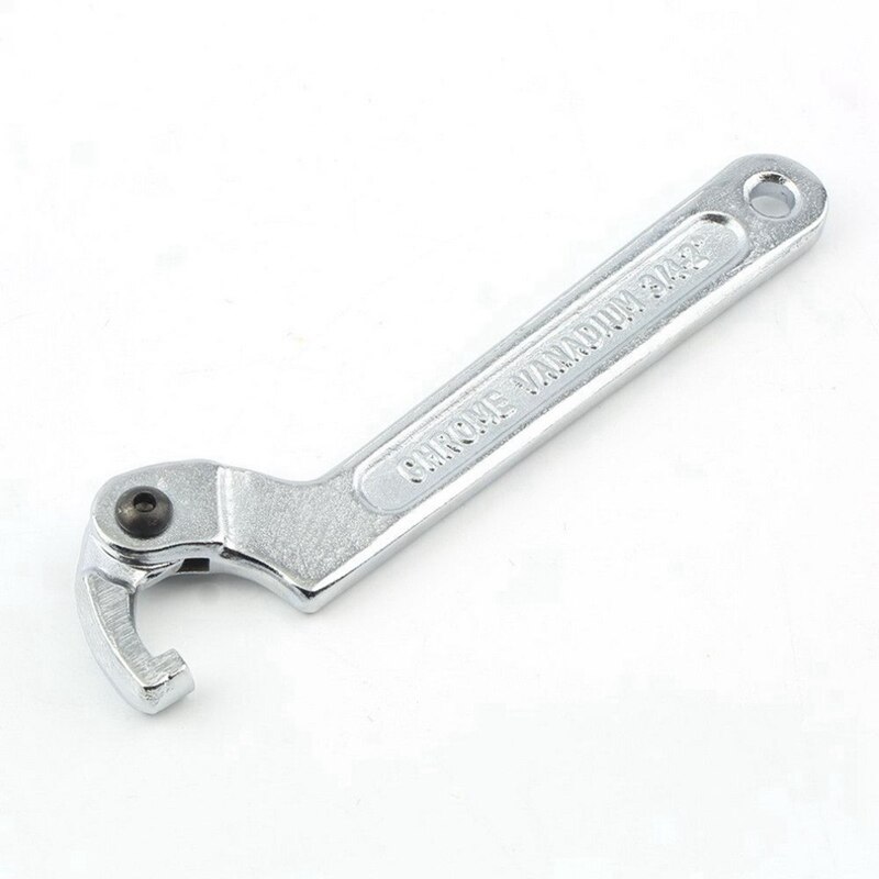 19-51mm Chrome Vanadium Adjustable Hook Wrench C S... – Grandado